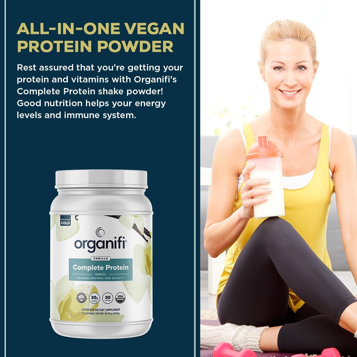 organic protein powder for daily energy