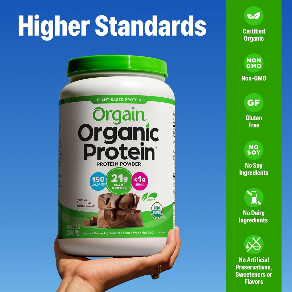 organic protein powder for muscle recovery