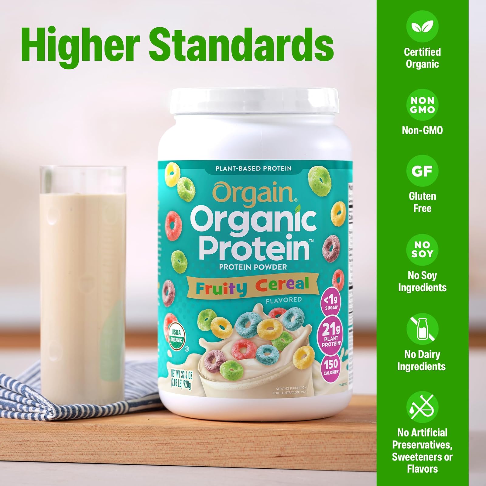 organic protein powder for muscle recovery