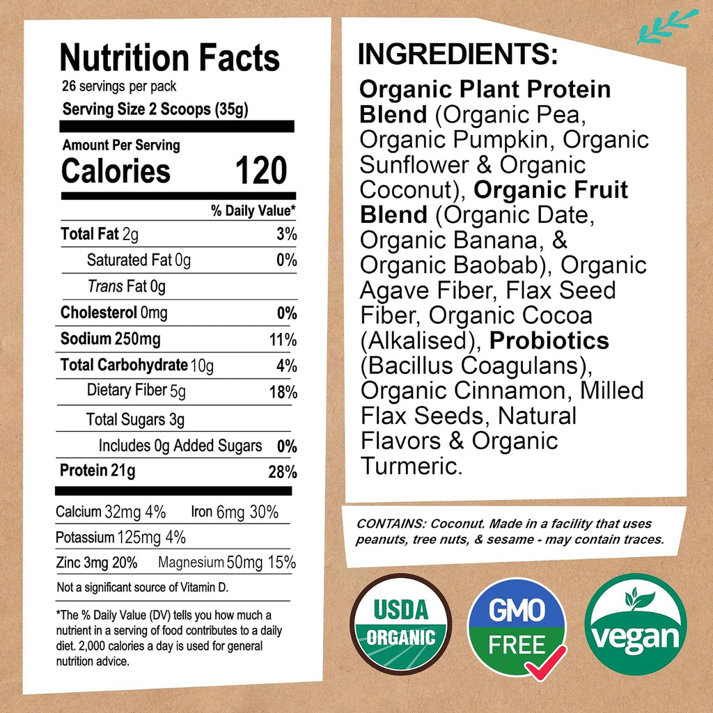 organic protein powder for smoothies