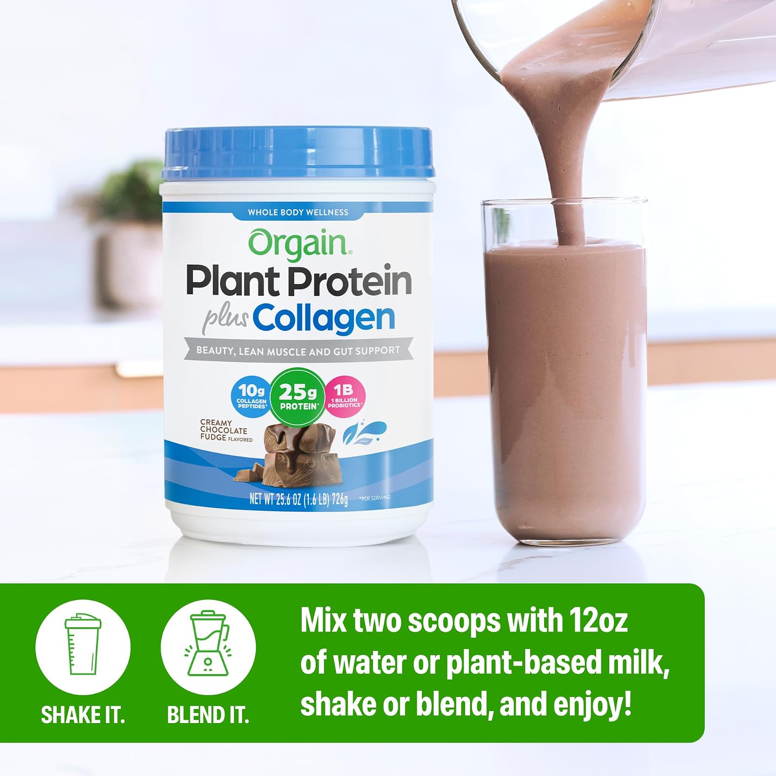 organic protein with collagen benefits