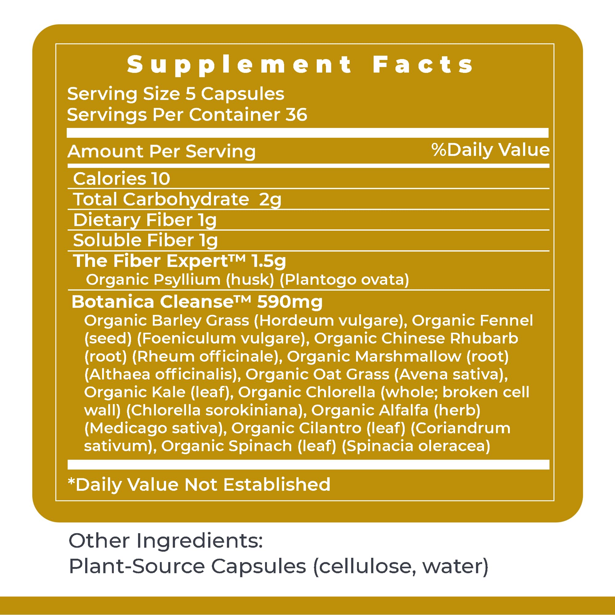 organic psyllium capsules for healthy digestion