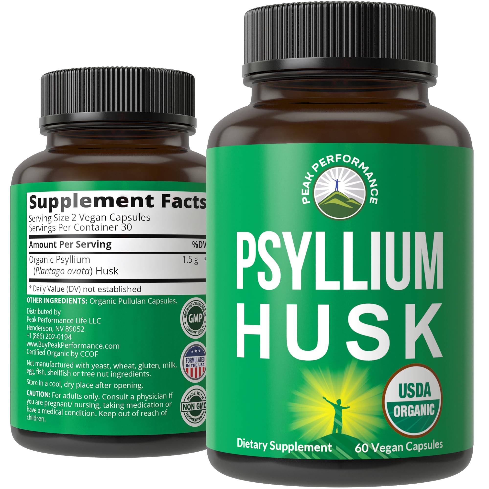 organic psyllium husk capsules for digestion