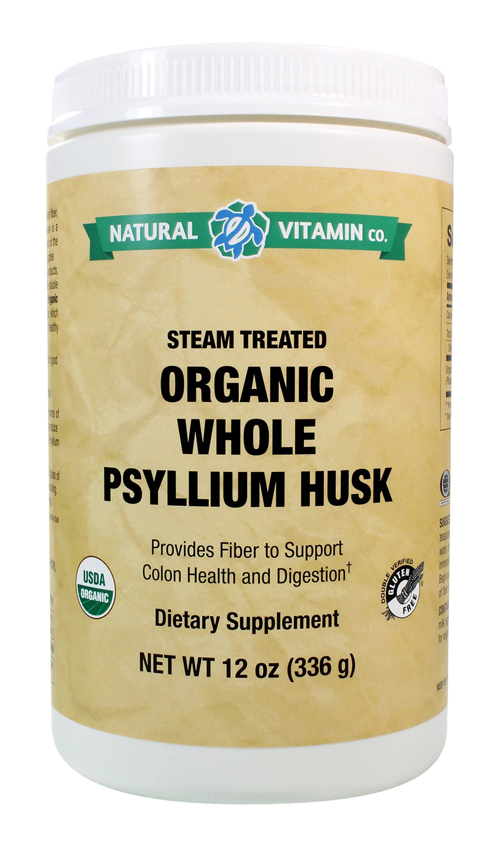 organic psyllium husk fiber supplement