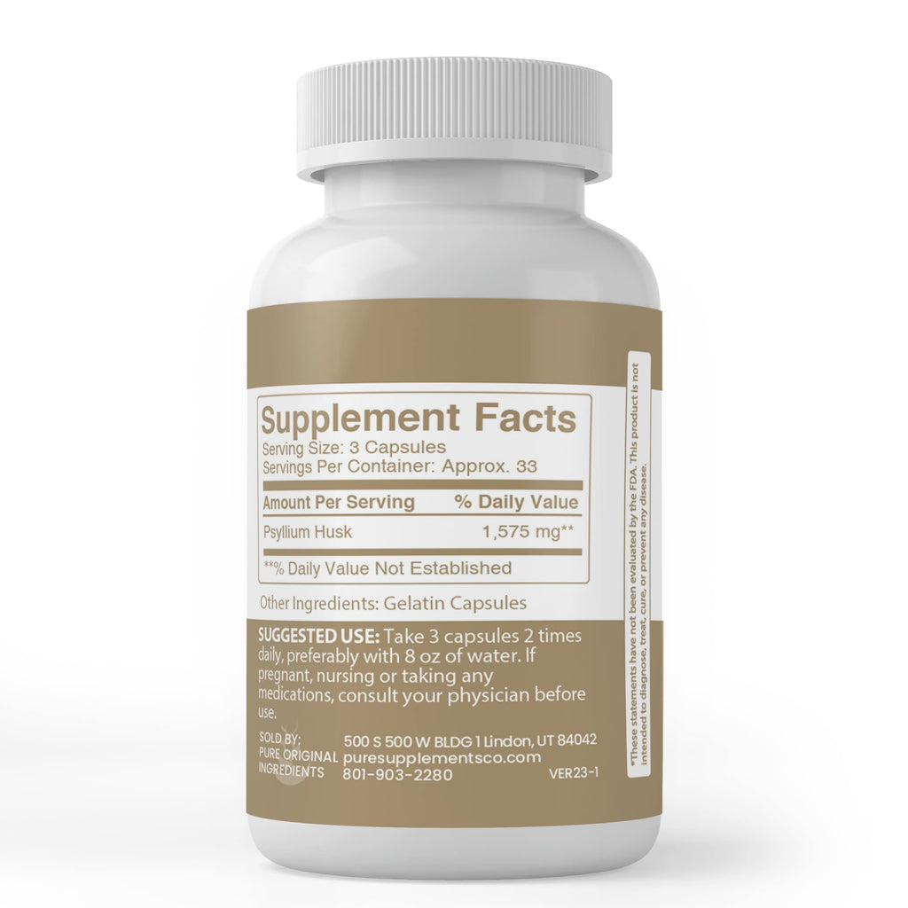 Organic psyllium husk for daily use