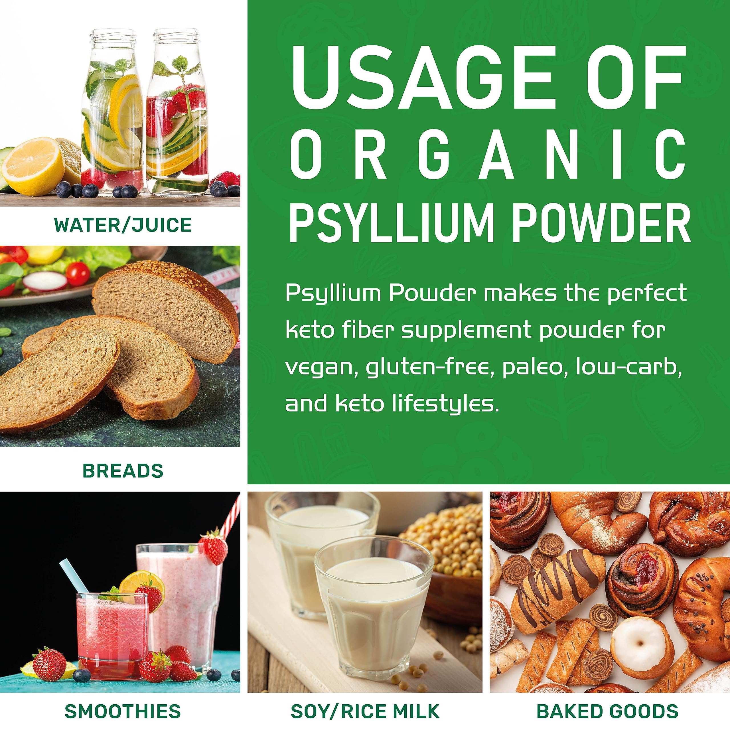 organic psyllium husk for digestion