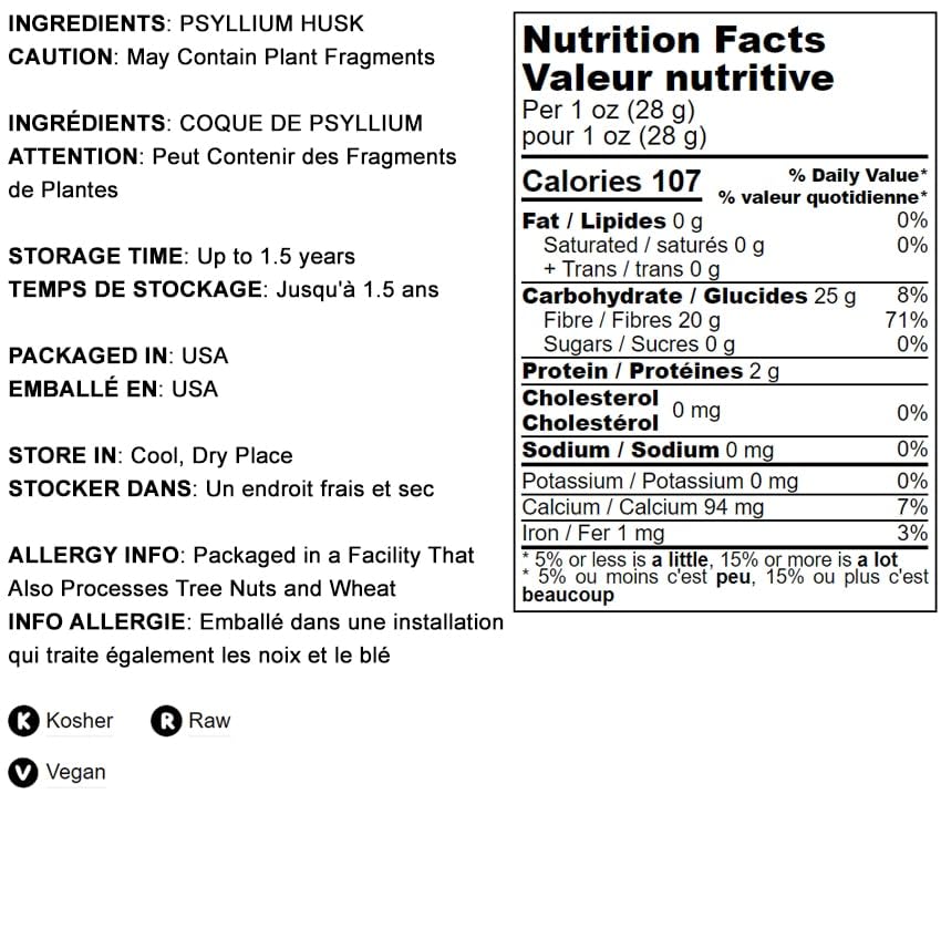 organic psyllium husk for digestive health