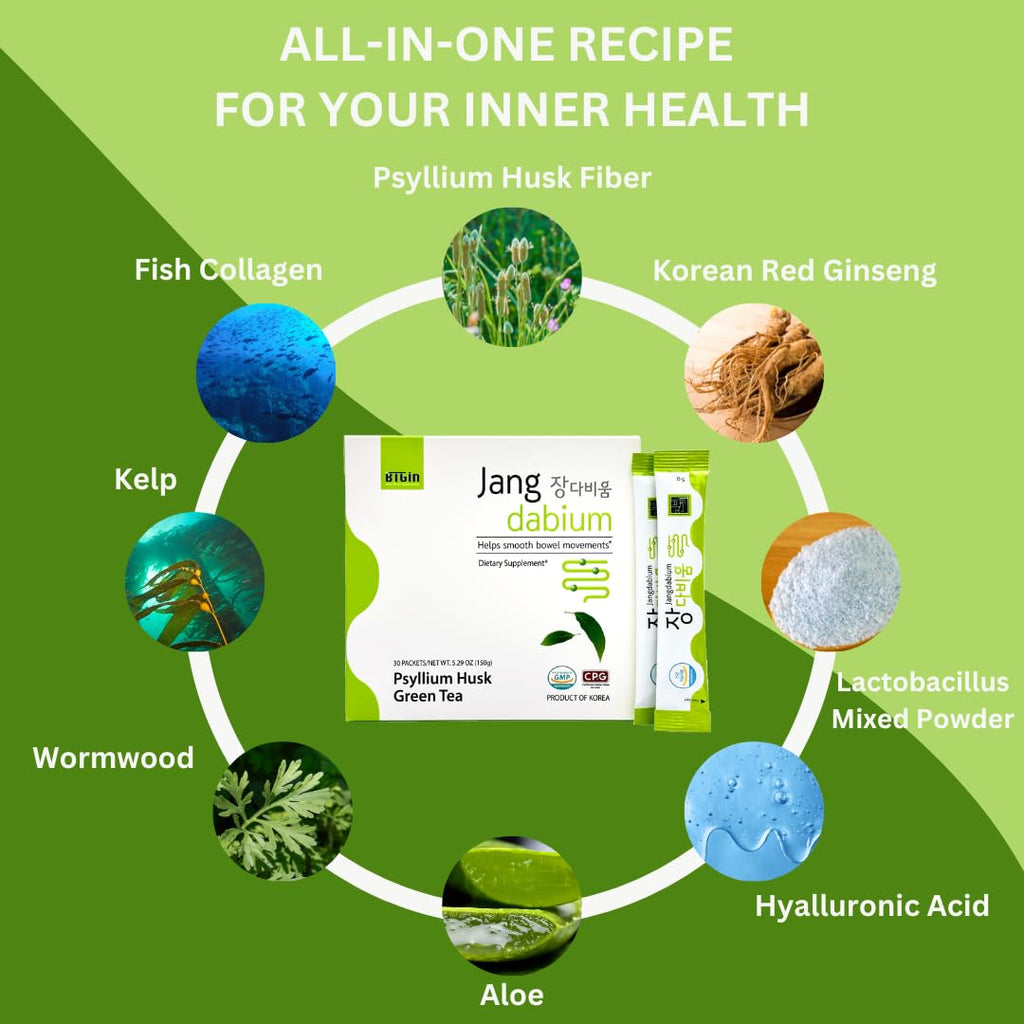 Organic psyllium husk for gut health
