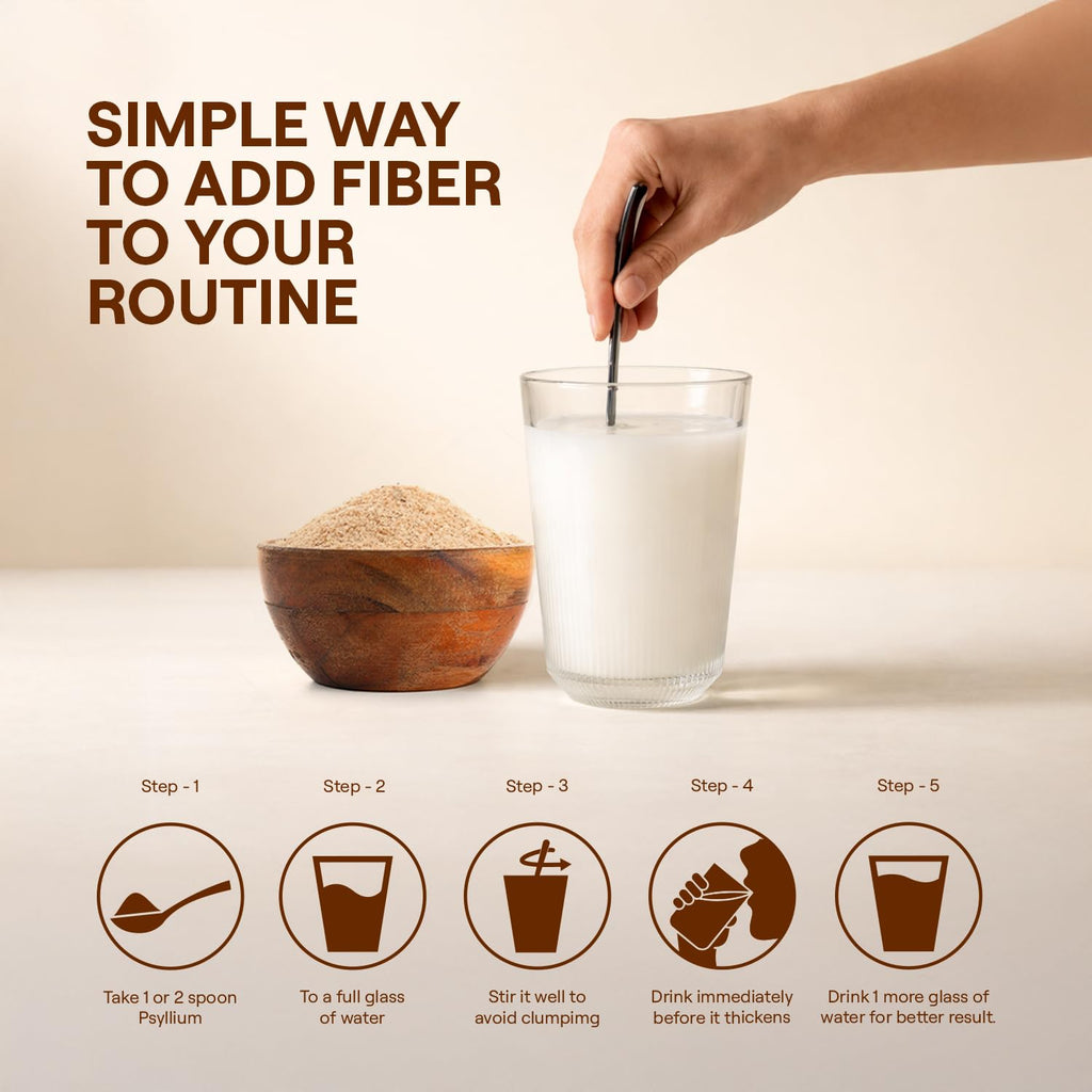 organic psyllium husk for gut wellness