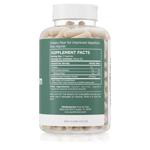 Organic psyllium husk for gut wellness