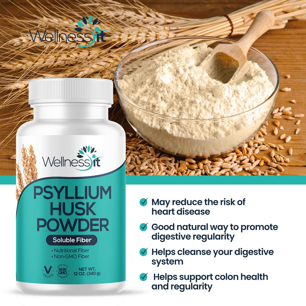 Organic psyllium husk for healthy digestion