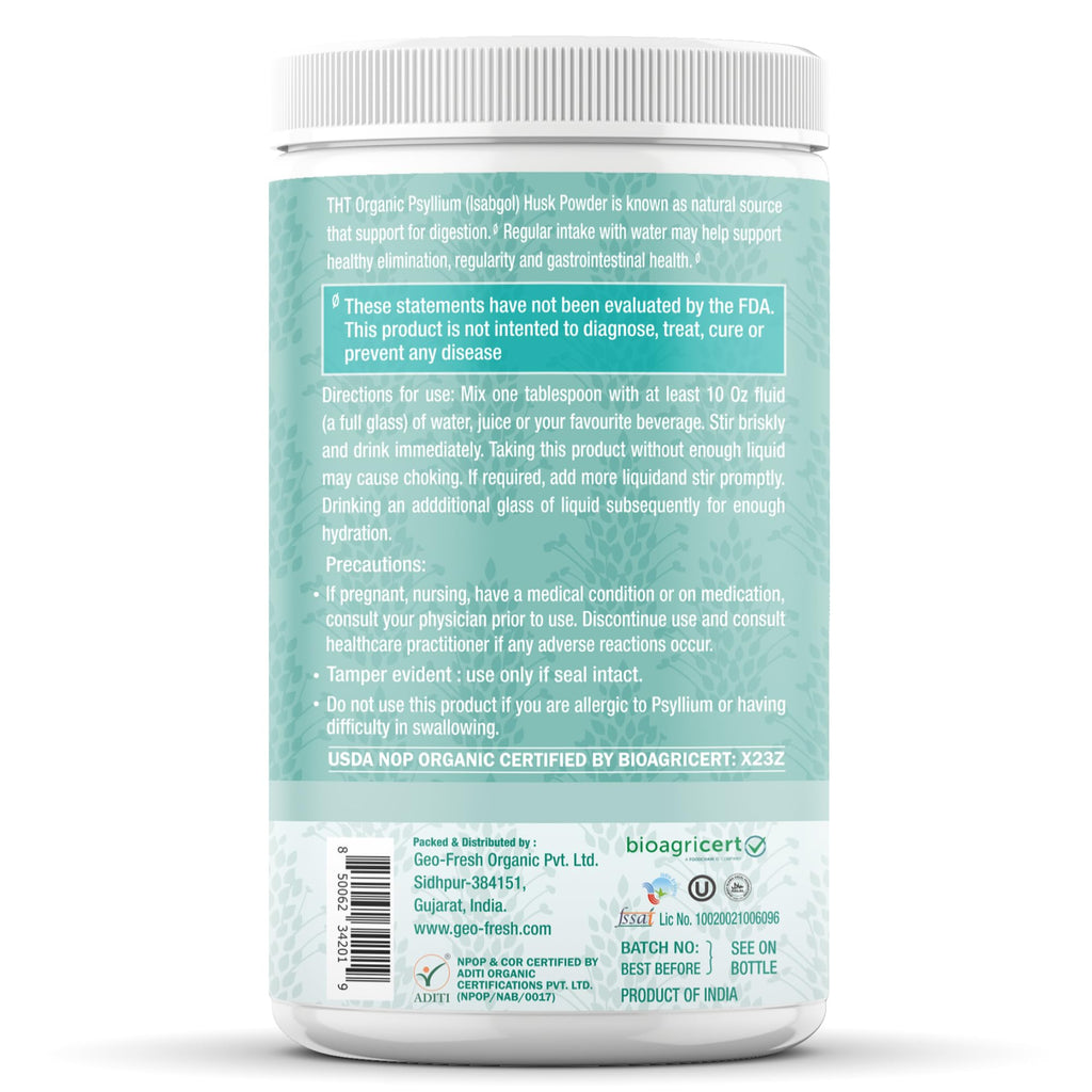 organic psyllium husk for heart health