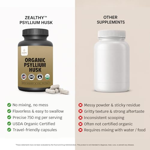organic psyllium husk for overall health