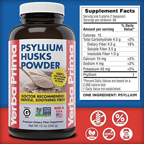 Organic psyllium husk for weight management