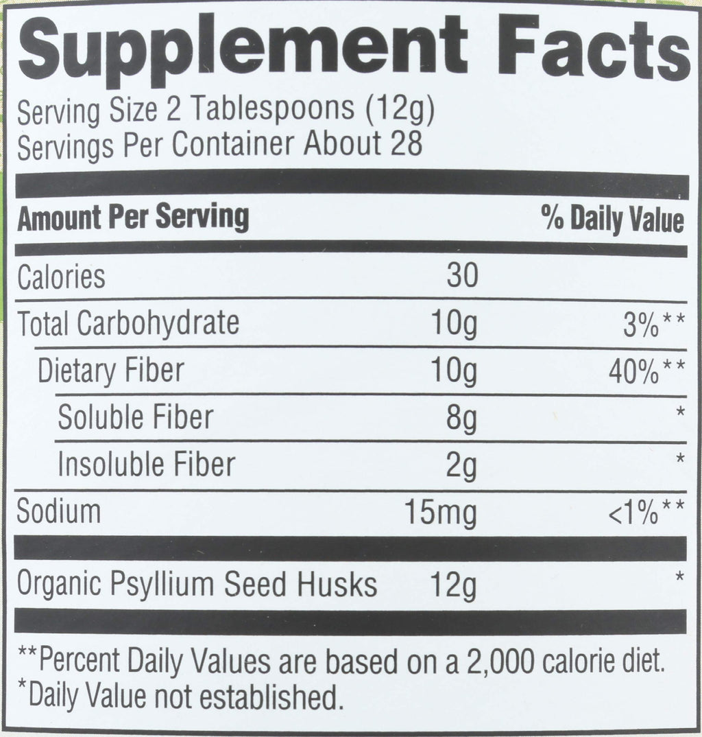 organic psyllium husk for weight management