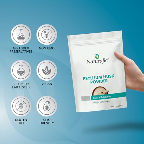 Organic psyllium husk for wellness