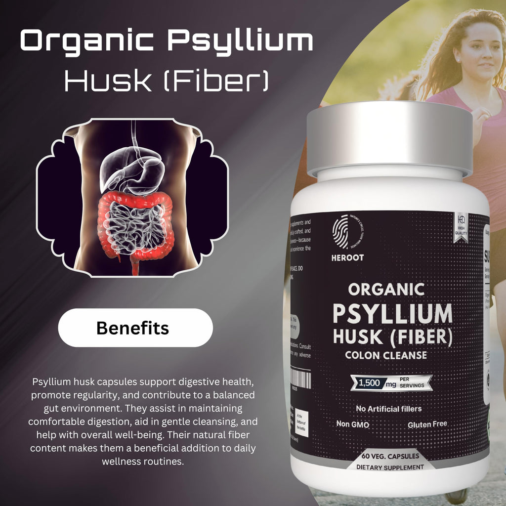 Organic psyllium husk for wellness
