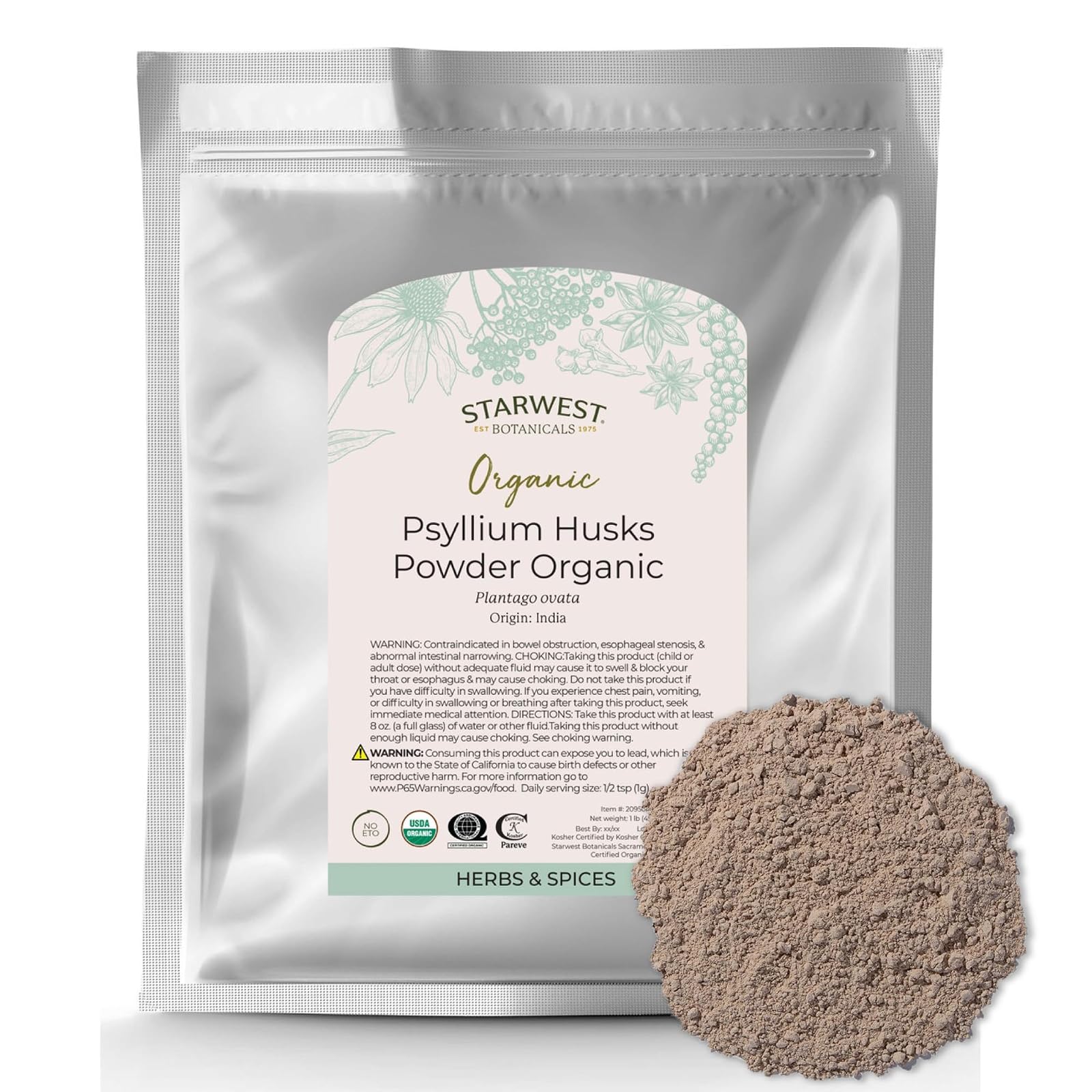 organic psyllium husk powder