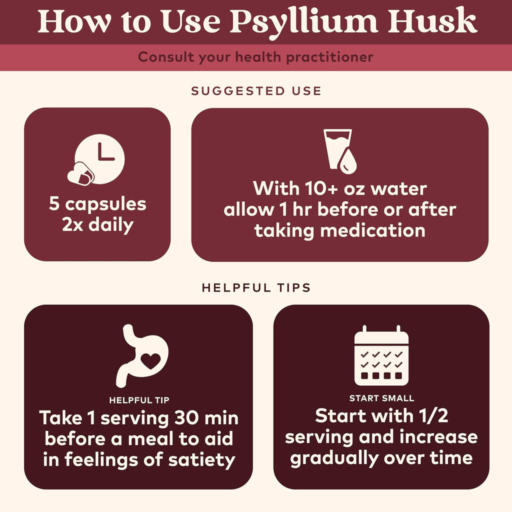 organic psyllium husk supports regularity
