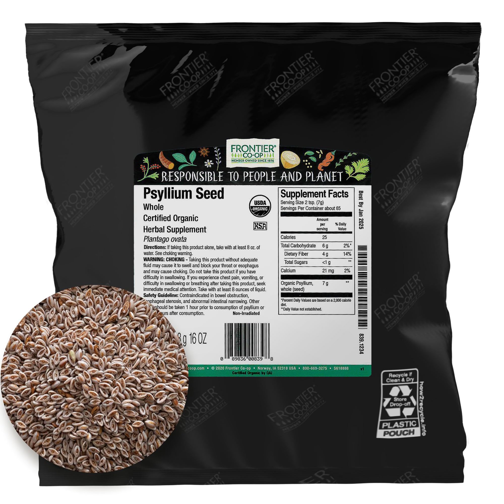 organic psyllium seed for digestion