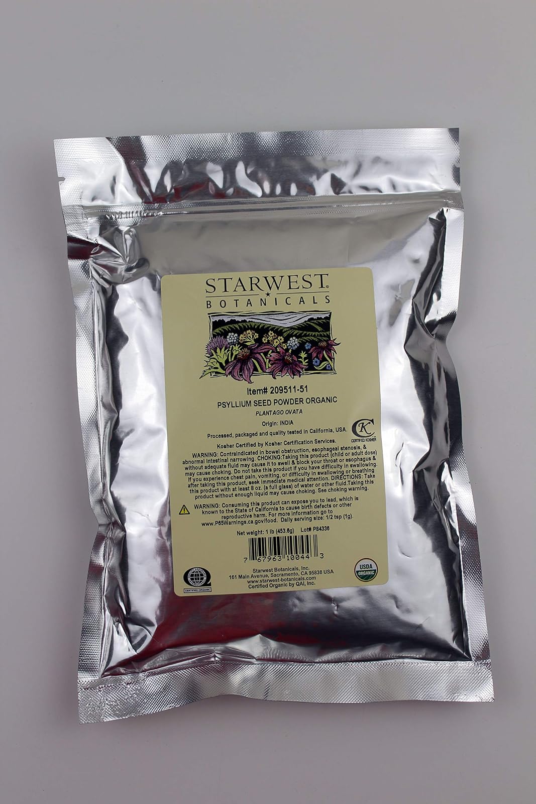 organic psyllium seed powder for digestion
