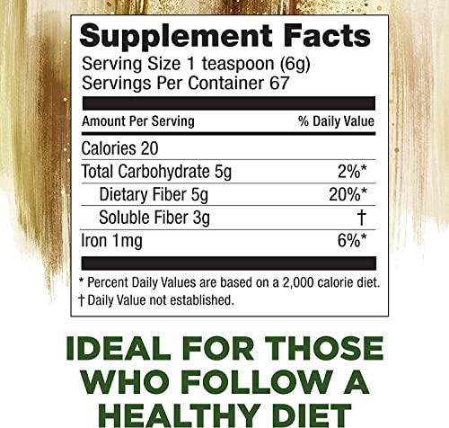organic psyllium supplement for gut health