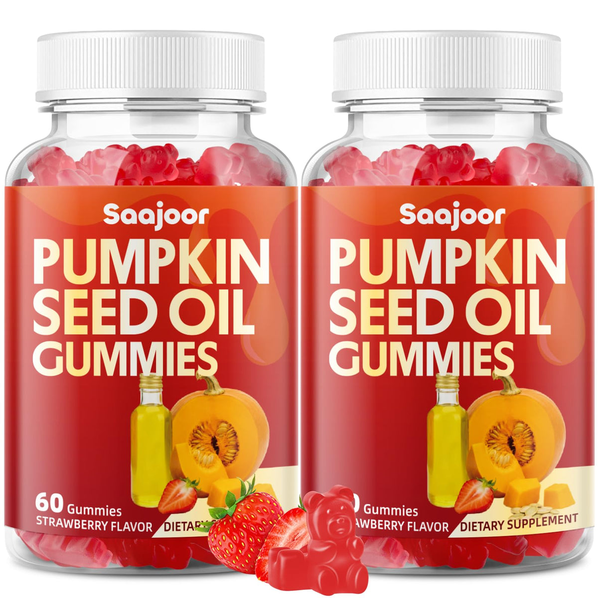 Organic pumpkin seed oil gummies