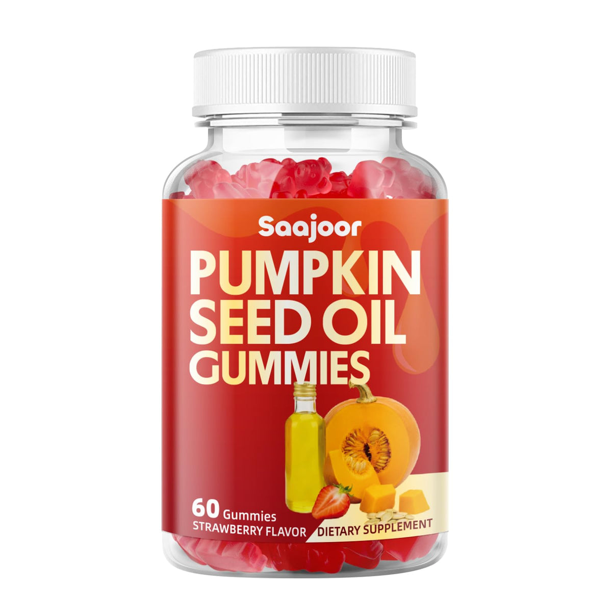 Organic pumpkin seed oil gummies