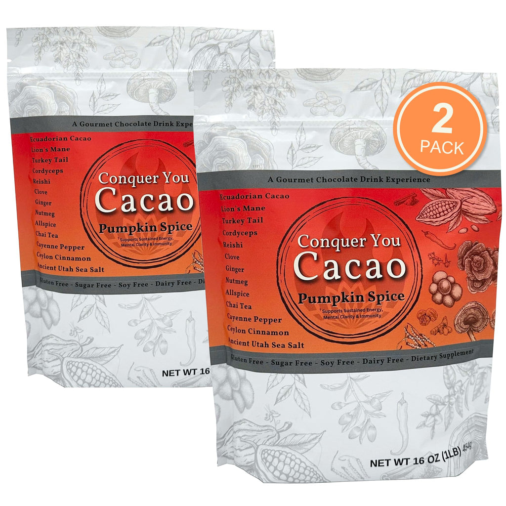 Organic pumpkin spice mushroom drink