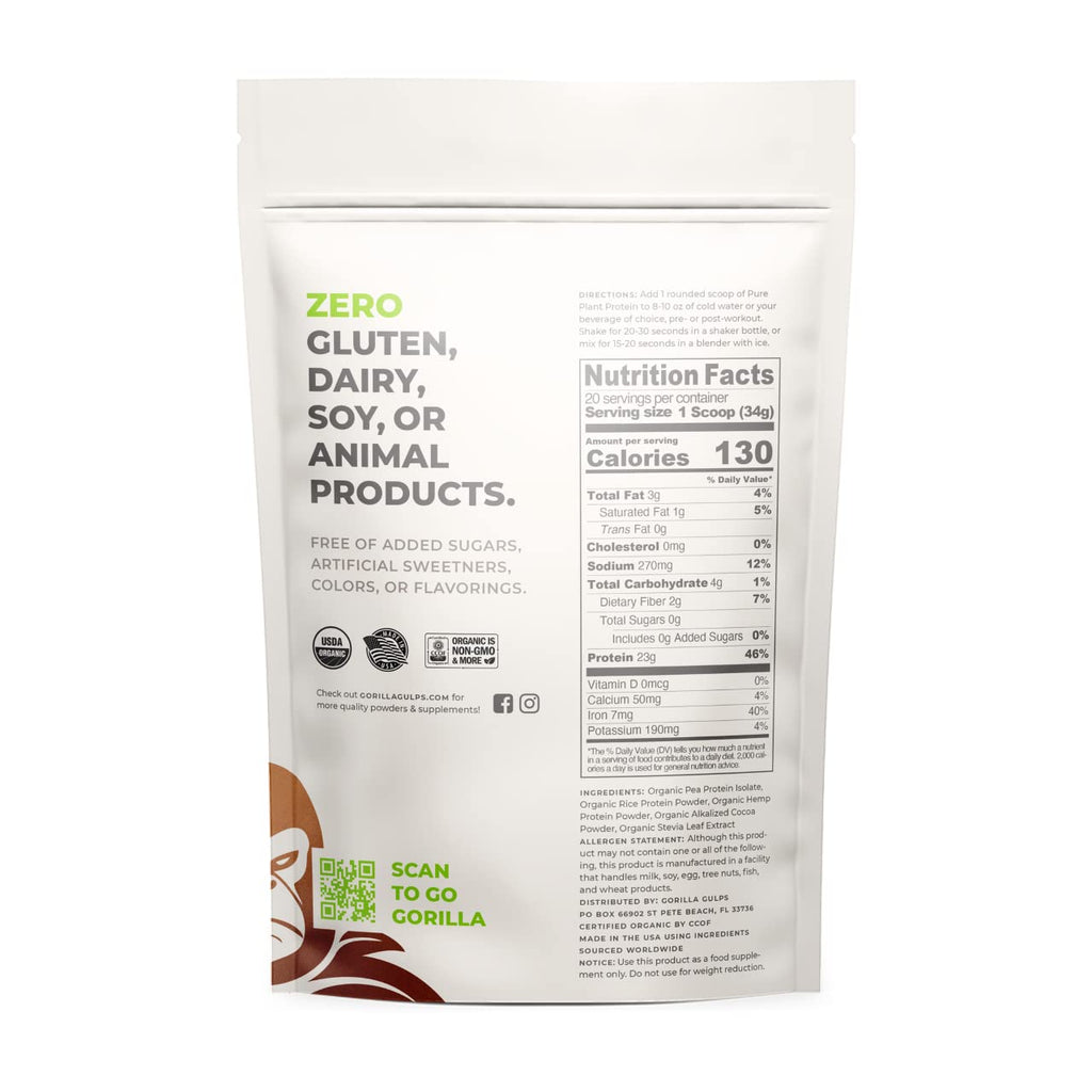 organic pure protein powder benefits