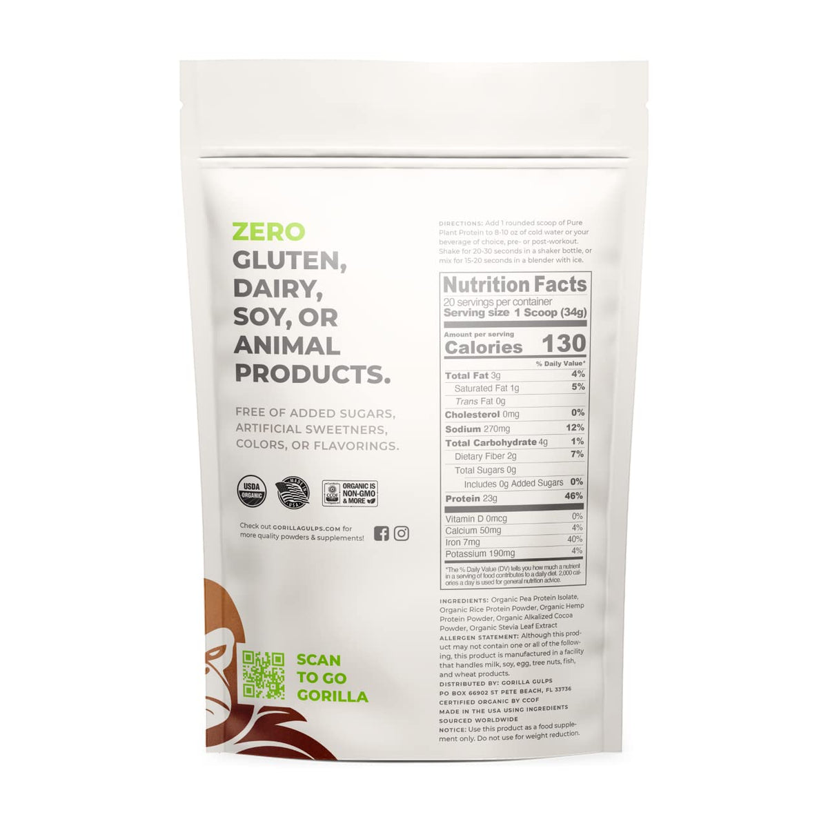organic pure protein powder benefits