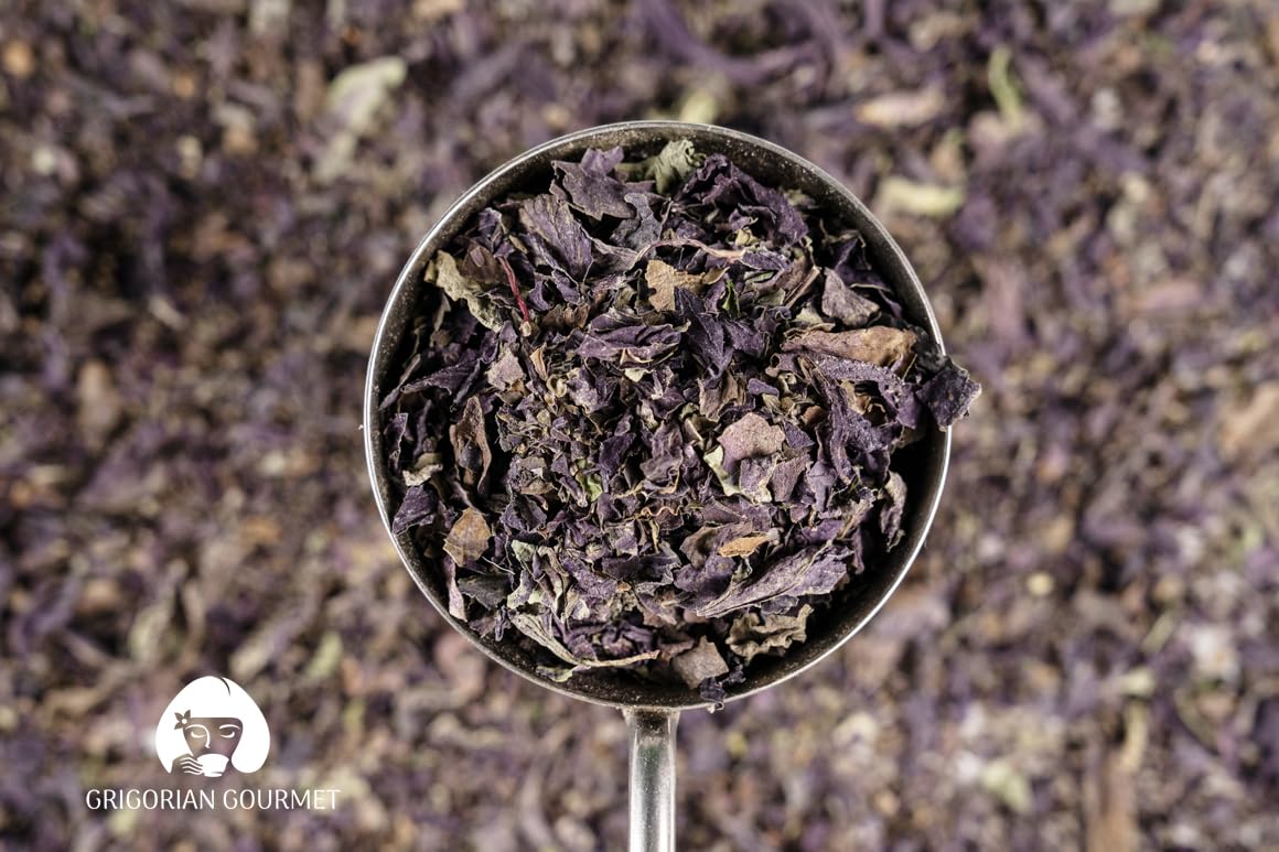 organic purple basil herb blend