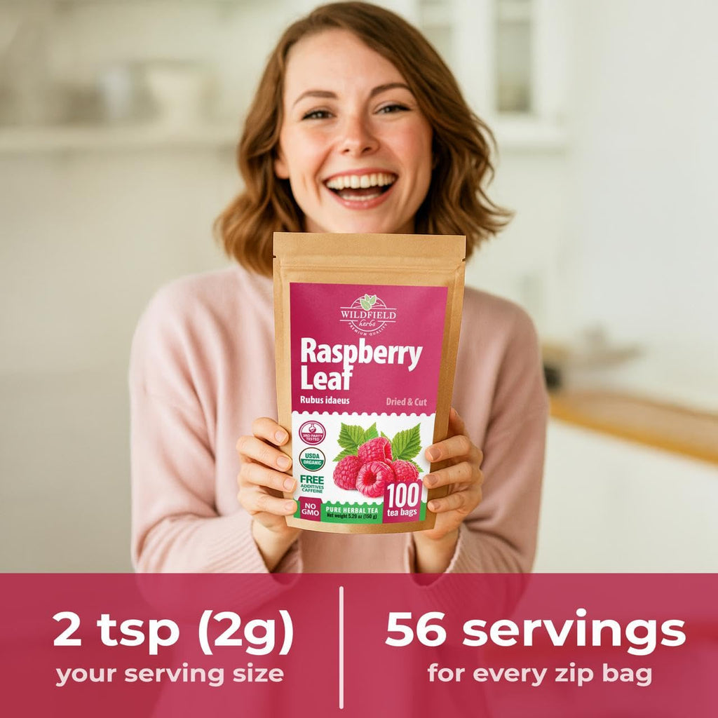 organic raspberry leaf tea for wellness