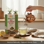 Organic raspberry leaf tea for wellness