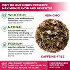 Organic raspberry leaf tea loose
