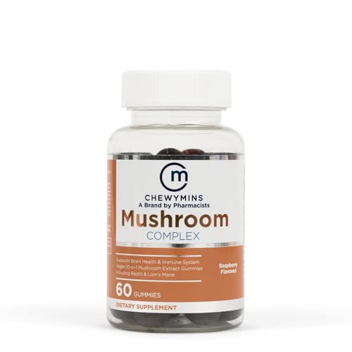 Organic raspberry mushroom gummies for immunity