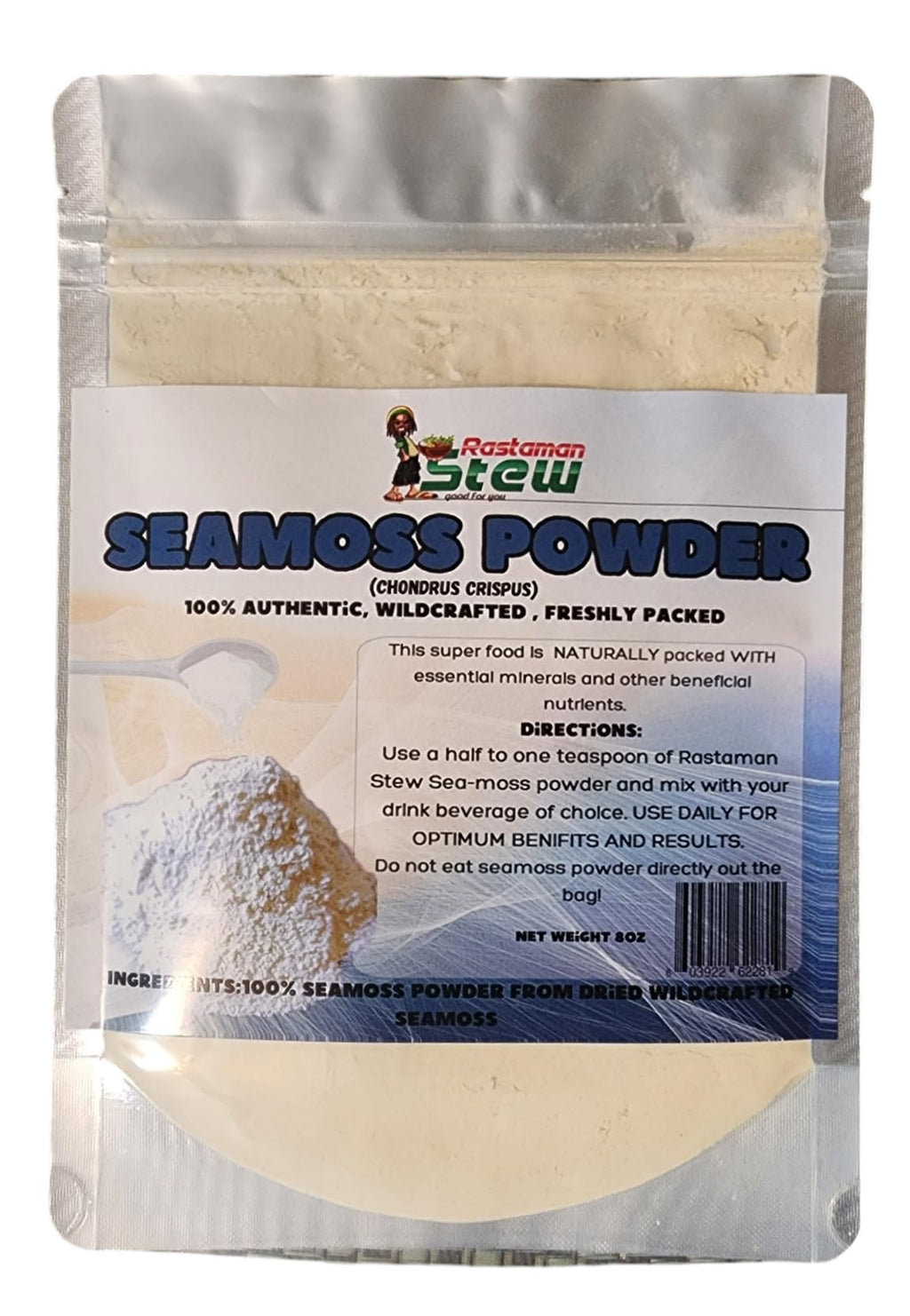 organic raw sea moss powder