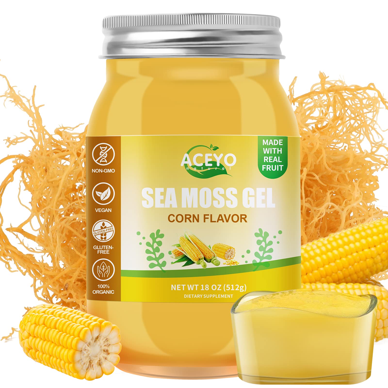 organic raw vegan sea moss gel
