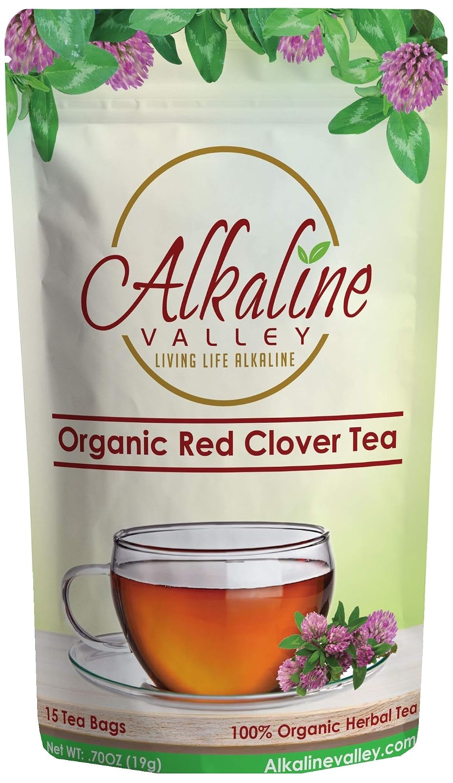 organic red clover herbal tea bags