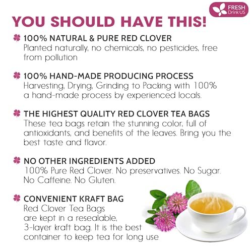 organic red clover herbal tea benefits