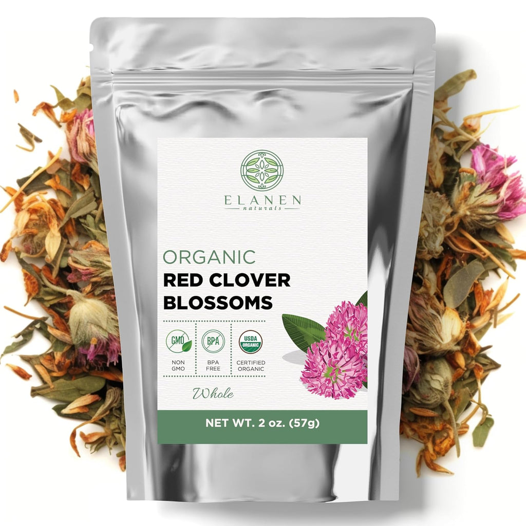 organic red clover herbal tea