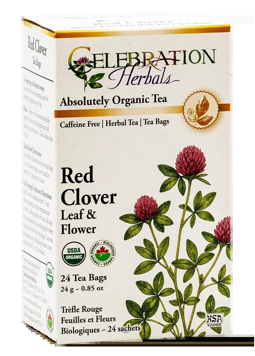 organic red clover herbal tea