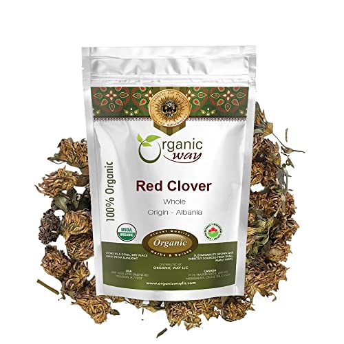 organic red clover herbal tea