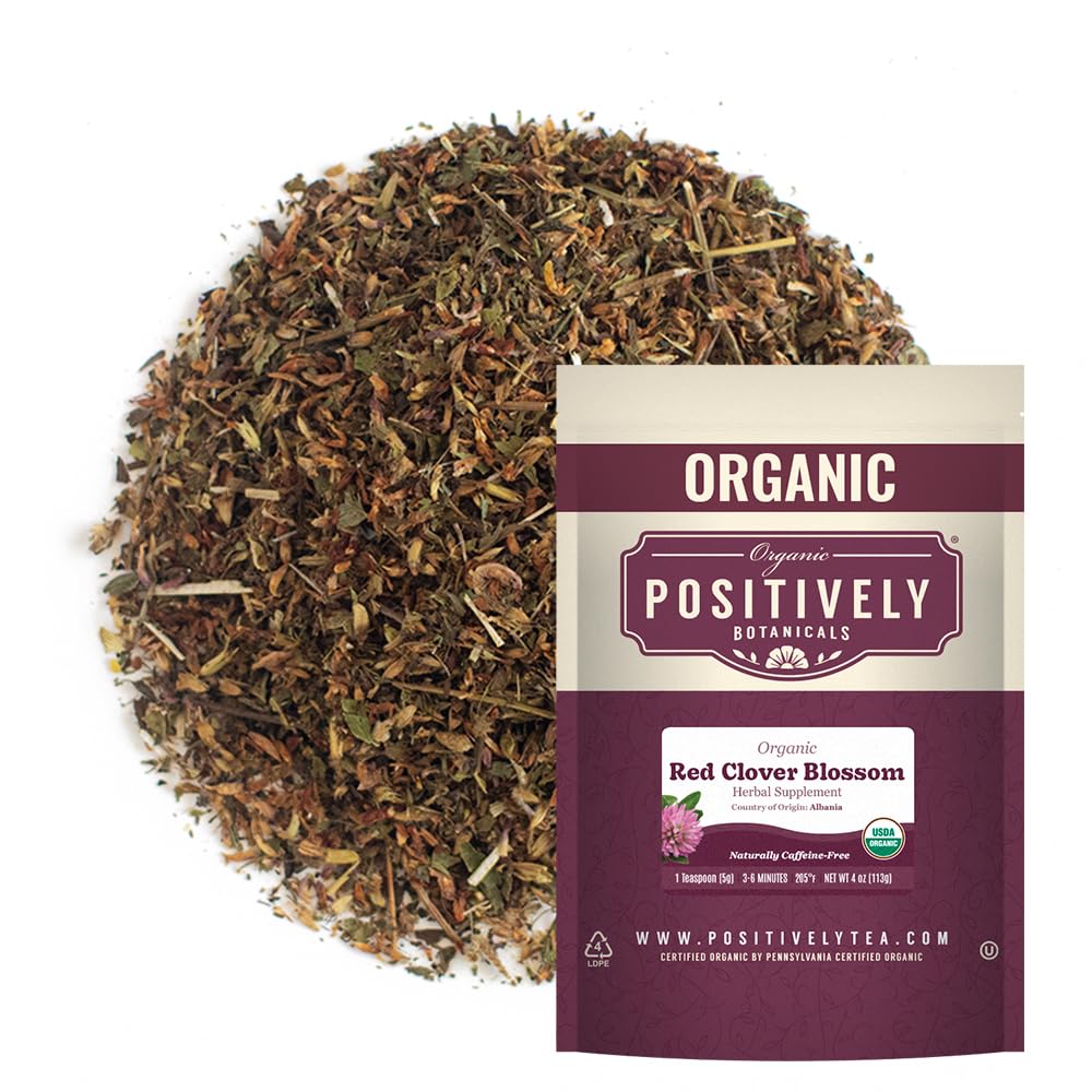 organic red clover herbal tea