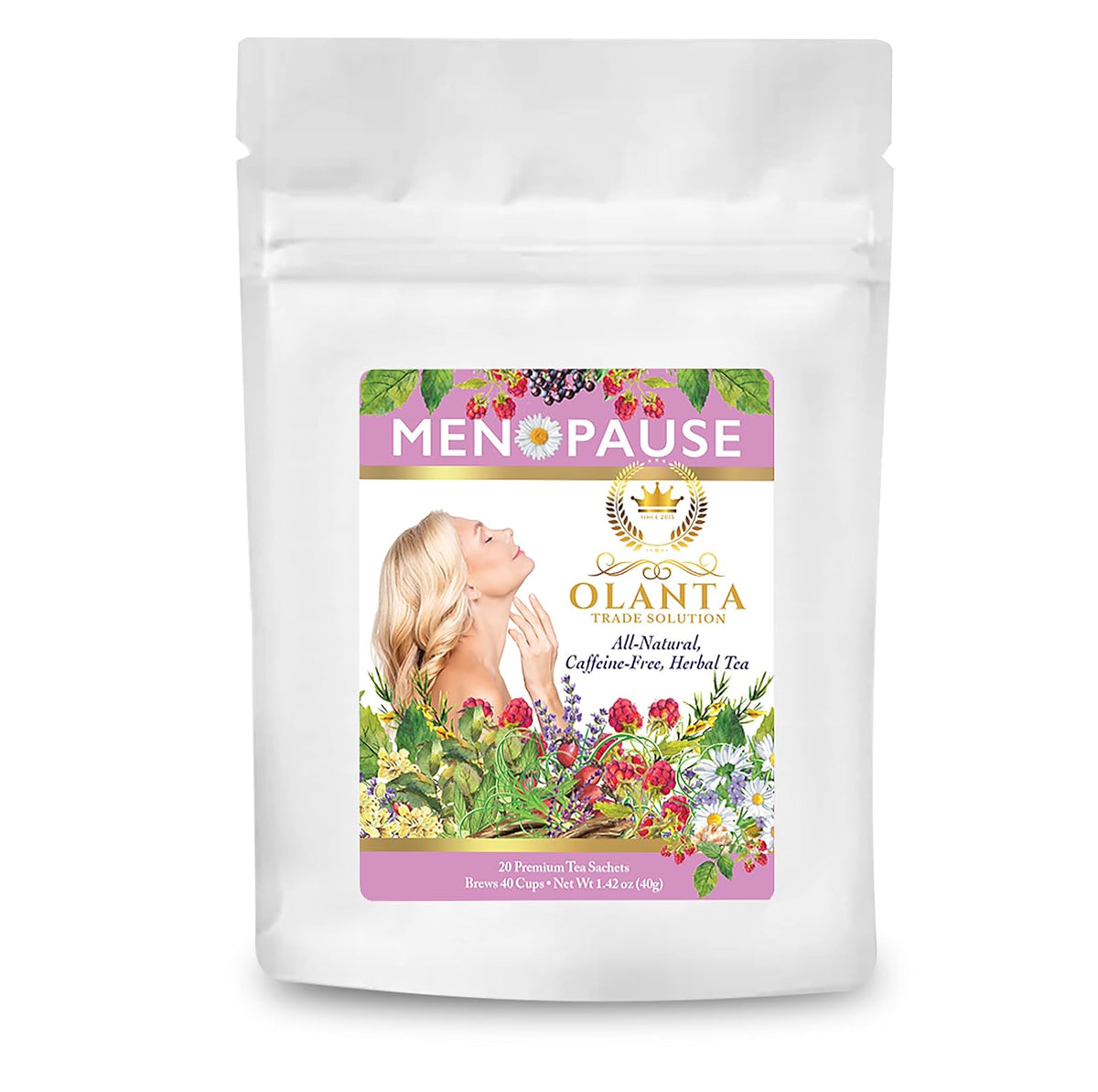 Organic red clover tea bags