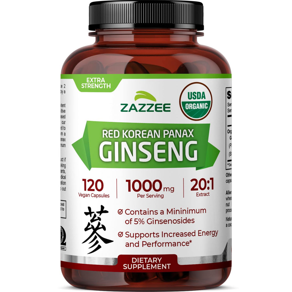 organic red panax ginseng capsules