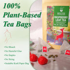 organic red raspberry leaf infusion