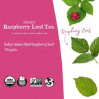 organic red raspberry leaf tea bags