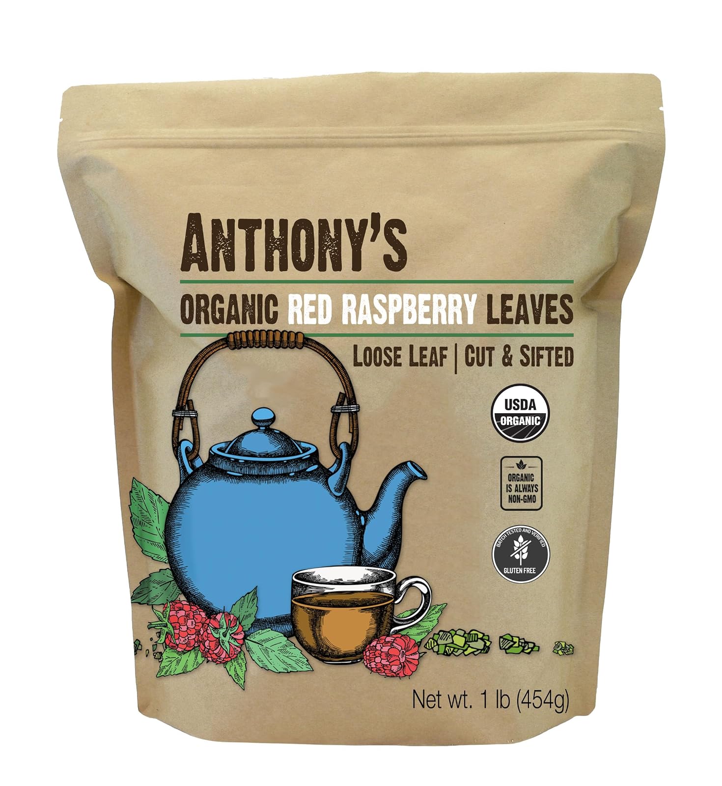 organic red raspberry leaves tea