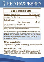 organic red raspberry tincture for wellness